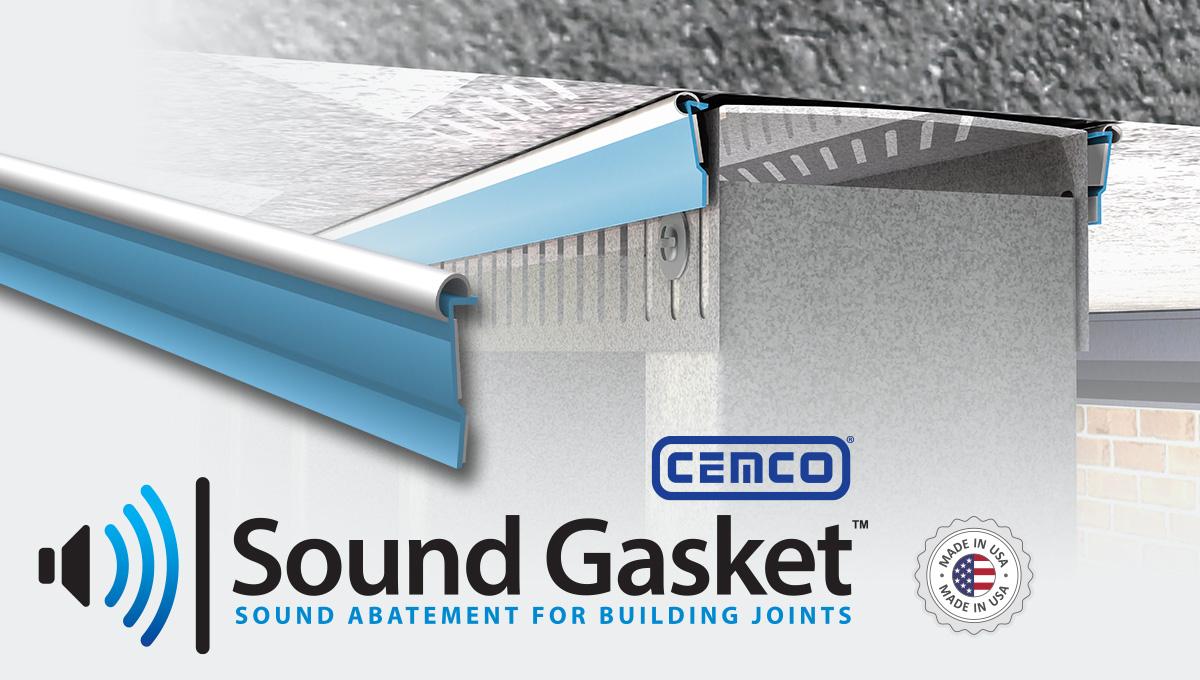CEMCO 's Sound Gasket Provides Excellent Sound Attenuation.
