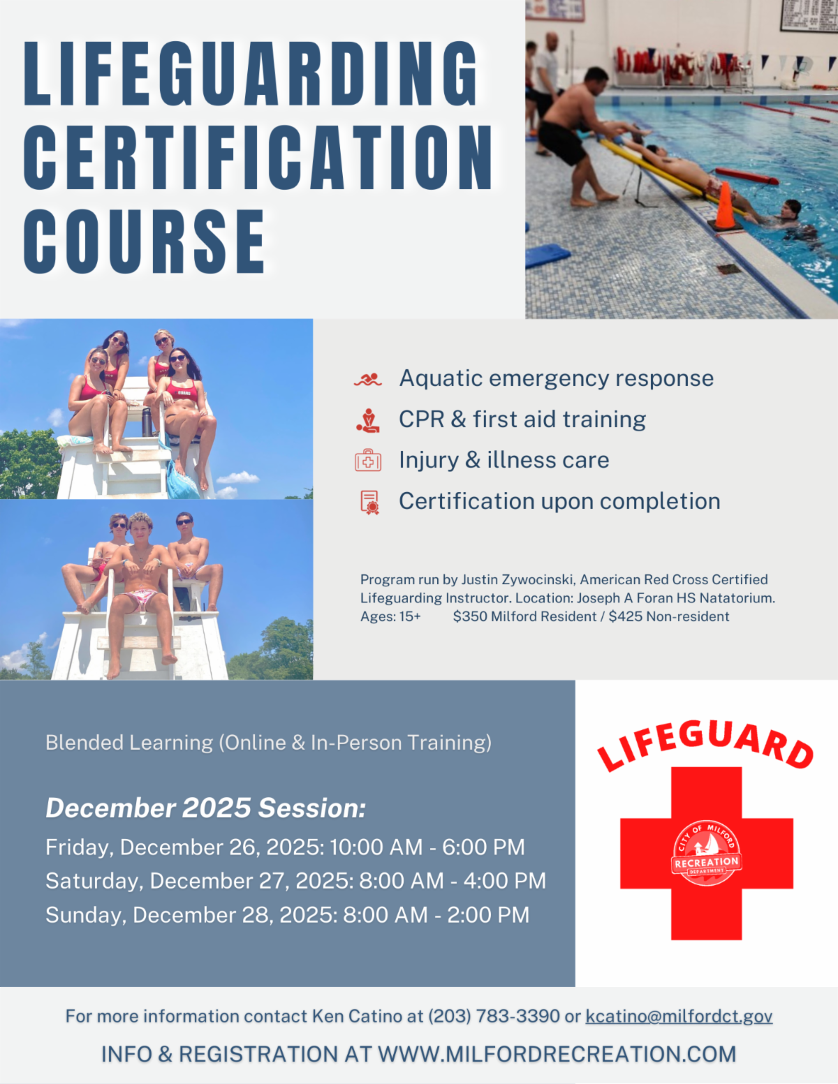 ️ Home Alone 2 on 12/23 & Learn to Swim January Announcement
