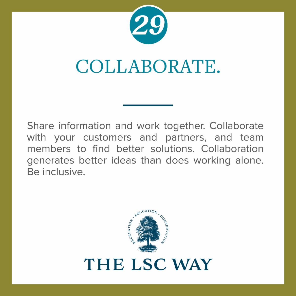 The LSC Way: Weekly Insight