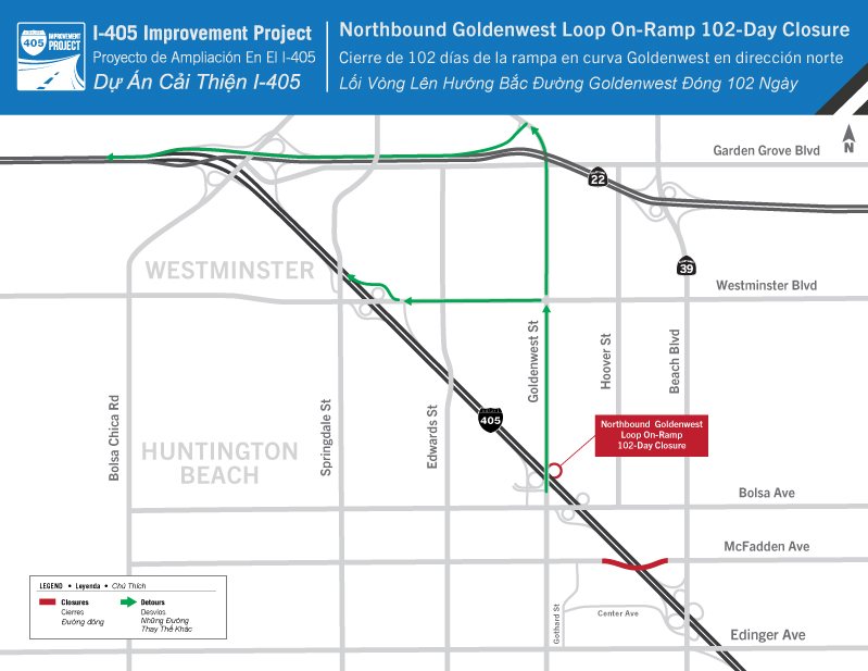 I-405 Improvement Project Construction Alert: Week of June 15