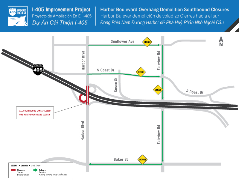 I-405 Improvement Project Construction Alert: Week of July 1
