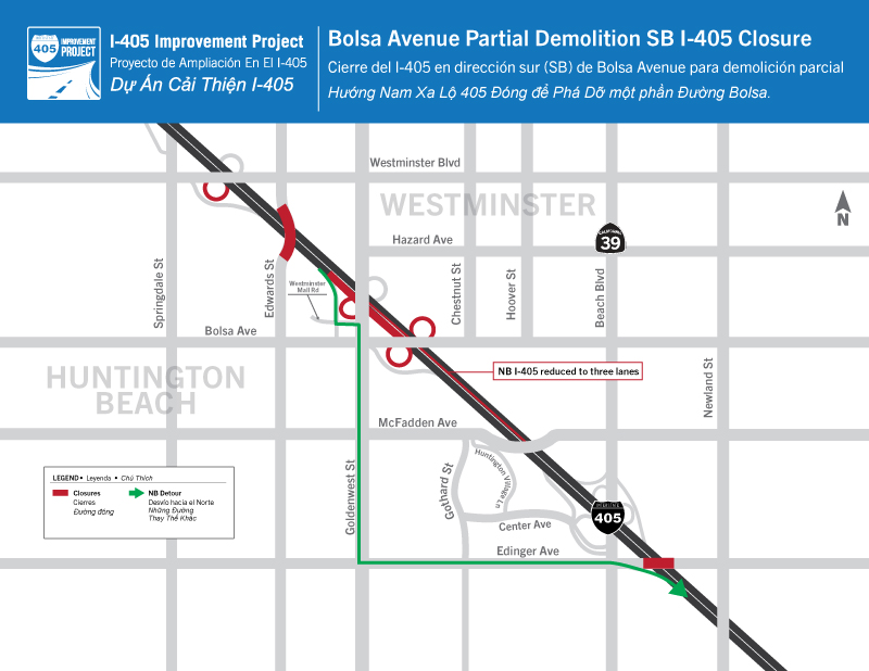 I-405 Improvement Project Construction Alert: Week of July 12