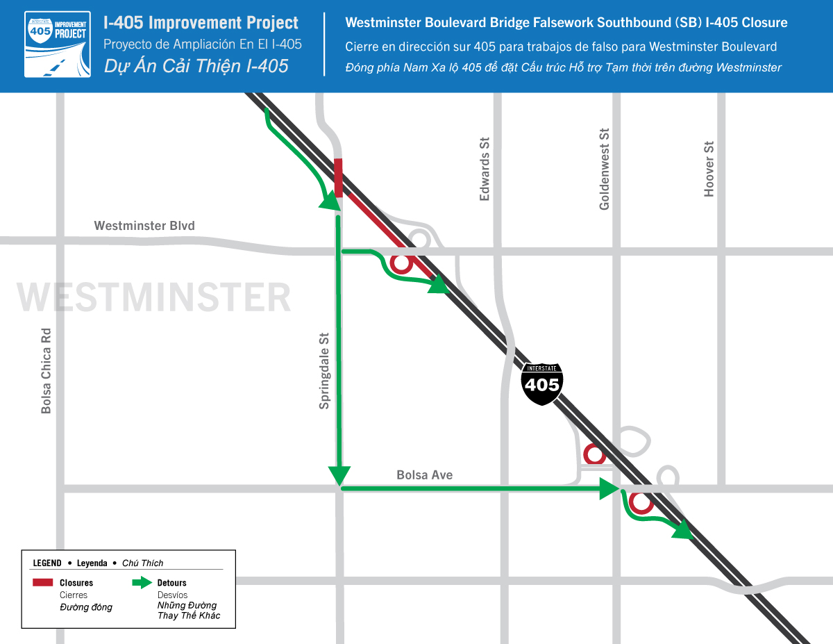 I-405 Improvement Project Construction Alert: Wednesday, June 8