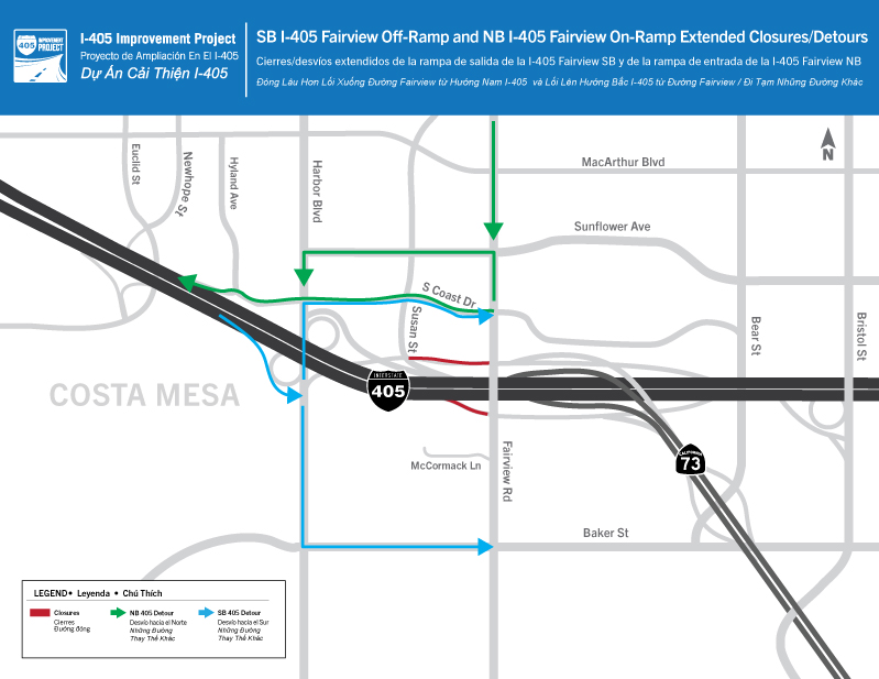 I-405 Improvement Project Construction Alert: Wednesday, April 6