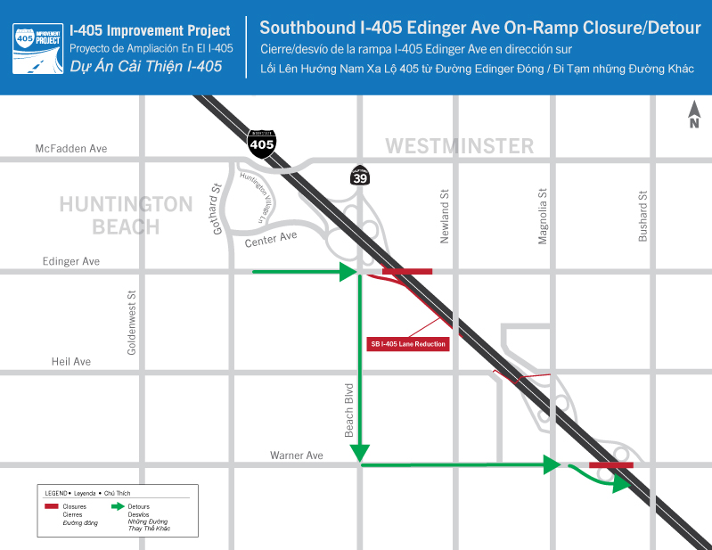 I-405 Improvement Project Construction Alert: Week of August 9
