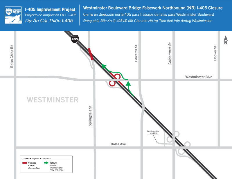 REMINDER! Northbound and Southbound I-405 Closures to Remove Falsework ...
