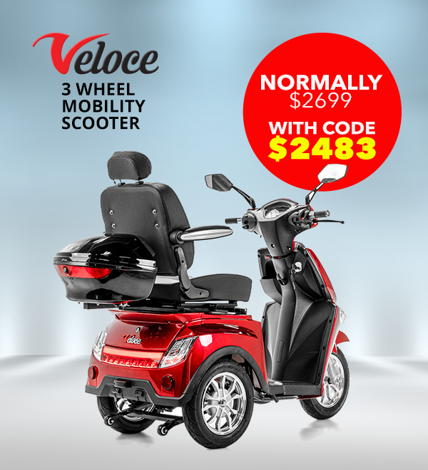 Reminder: The NEW Veloce Mobility Scooter! Email Exclusive.