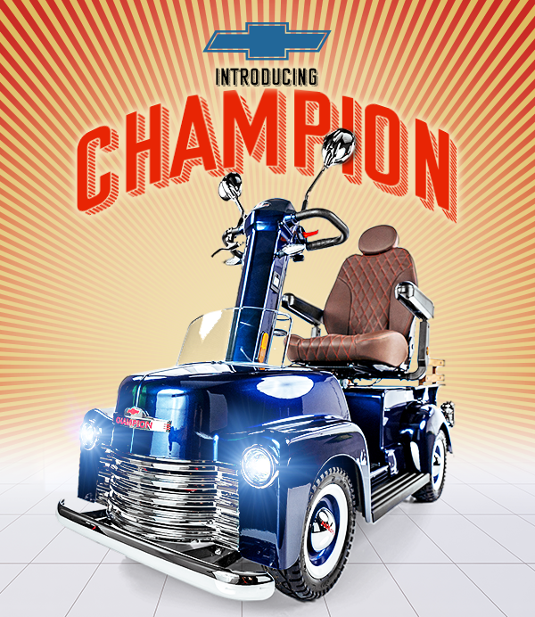 Champion Chevy Truck Scooter!