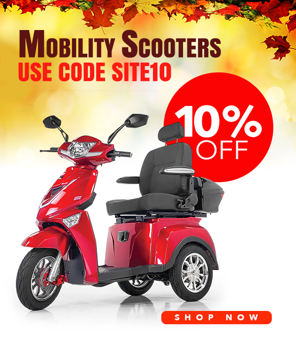 Fall Mobility Sale Extended! 10% Off! Site Wide Deals!