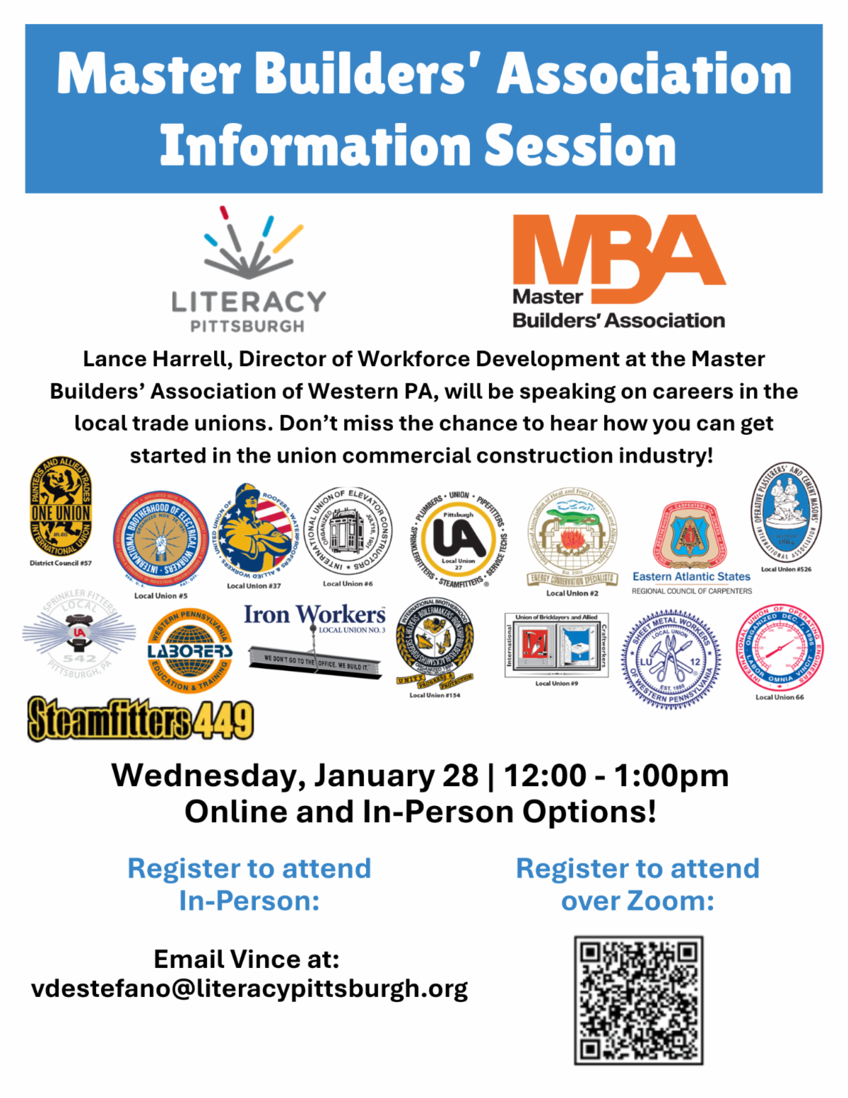 MBA and Literacy Pittsburgh!