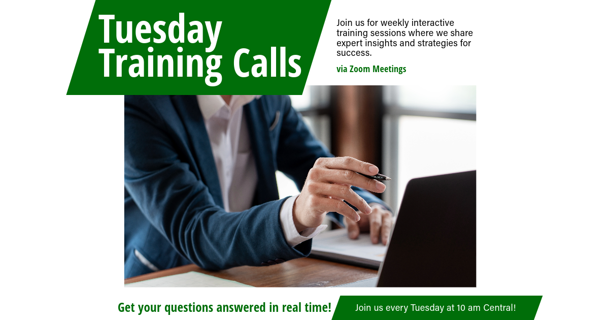 Tuesday Training Calls