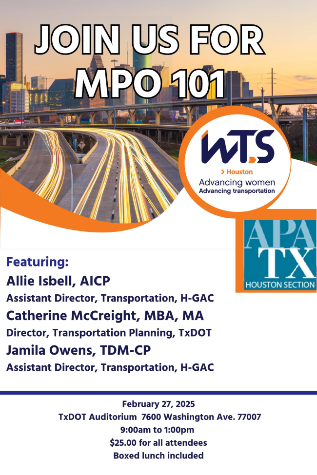 Transportation Planning with an MPO Workshop