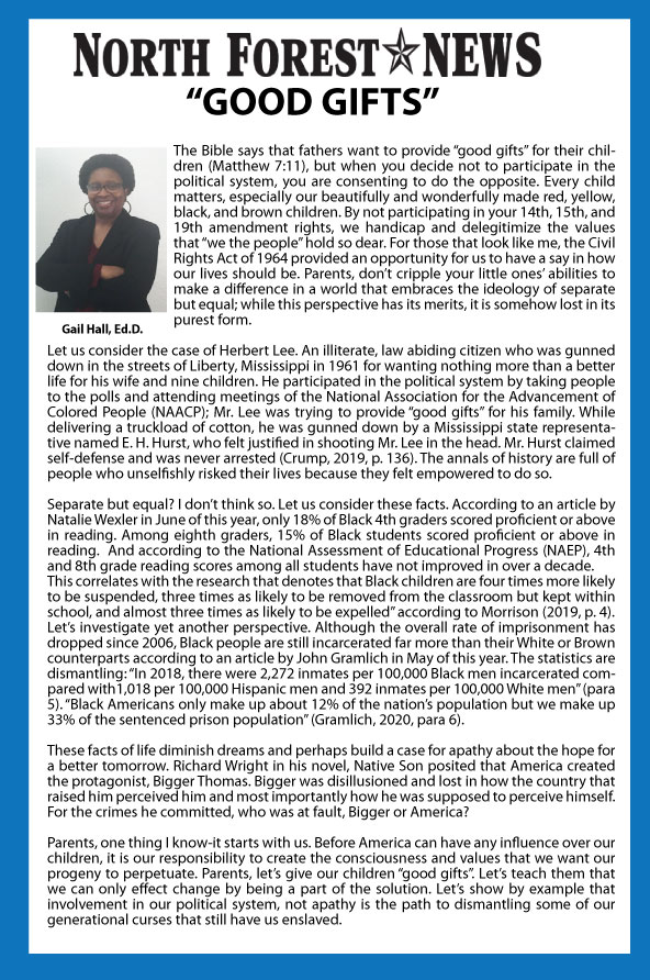 NORTH FOREST NEWS OCTOBER EDITION - FOR YOUR READING ENJOYMENT, DON'T ...
