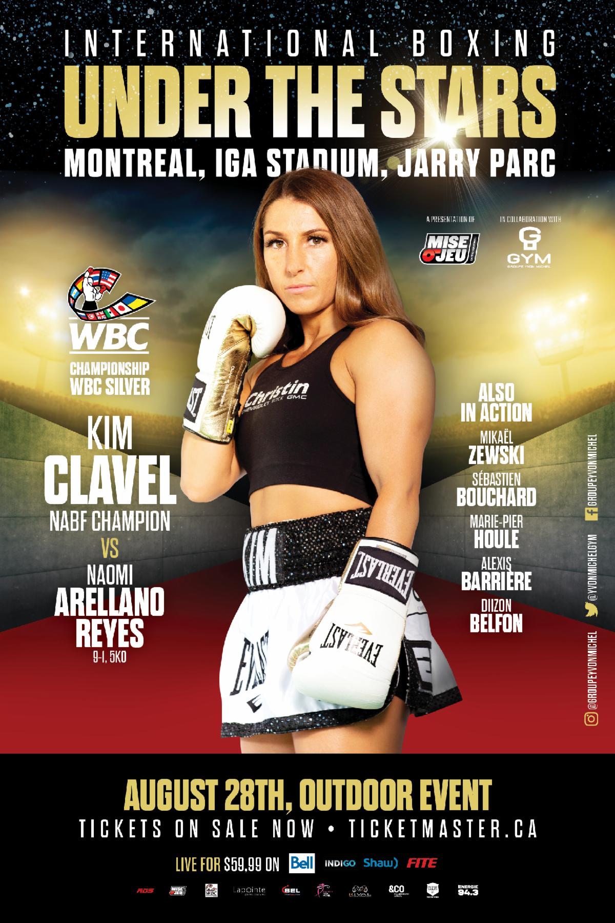 WBC SILVER CHAMPIONSHIP - KIM CLAVEL VS. NAOMI REYES OFFICIAL FOR ...