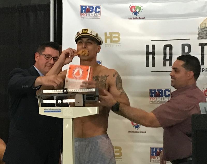 "Fight Night at the Capital" BOXING WEIGHTS FROM HARTFORD - REAL COMBAT ...