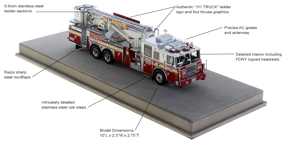 5 of 125 units remaining...FDNY Tower Ladder 111
