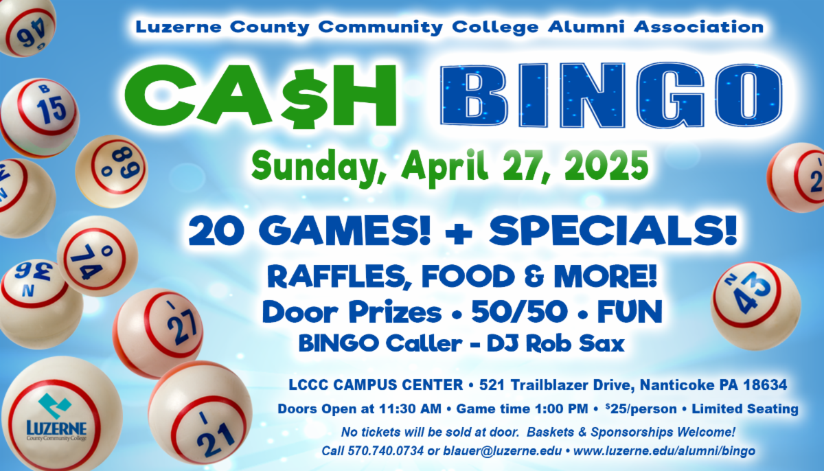 LCCC Alumni Cash Bingo!