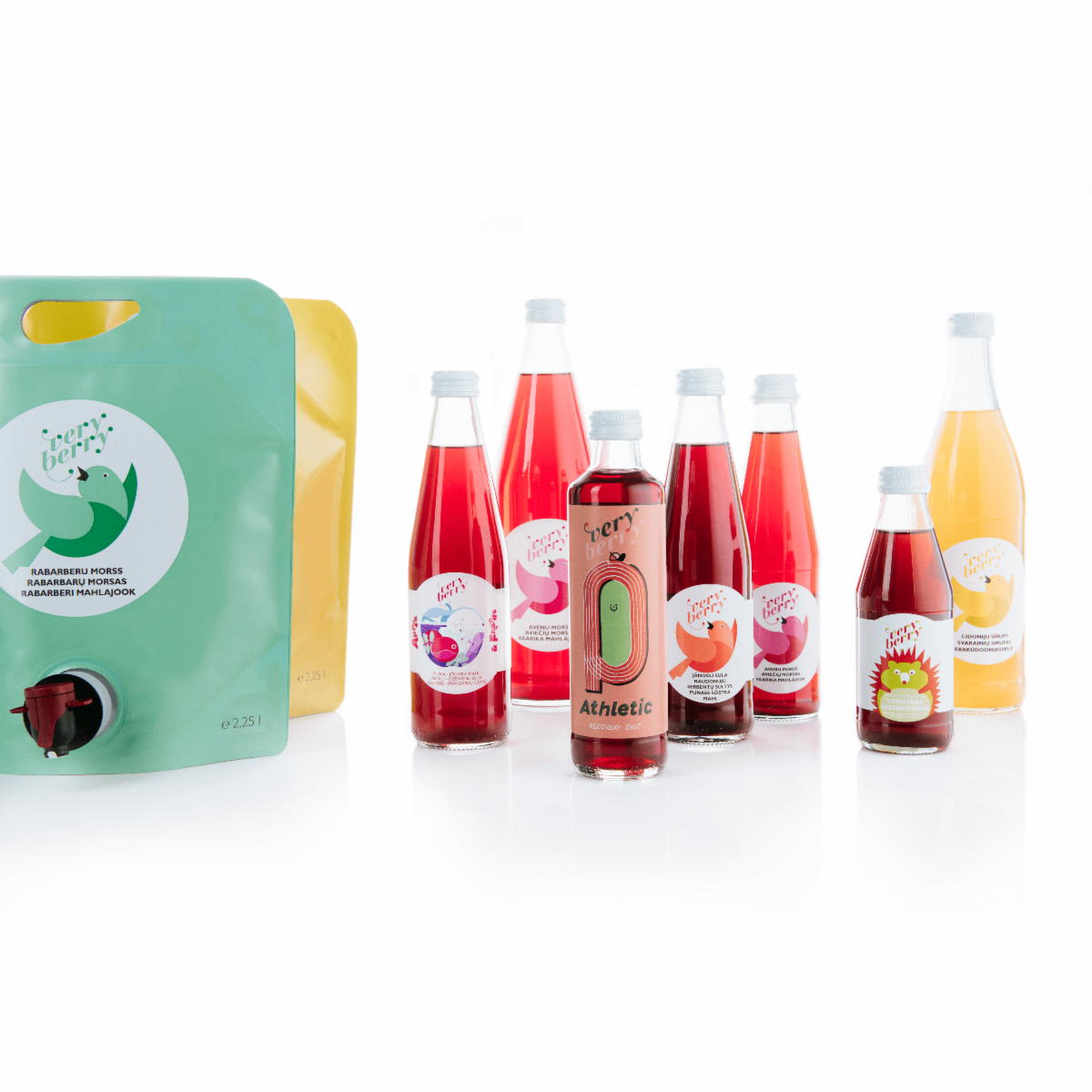 Very Berry Functional Drinks, Juices and Syrups with Only Natural ...