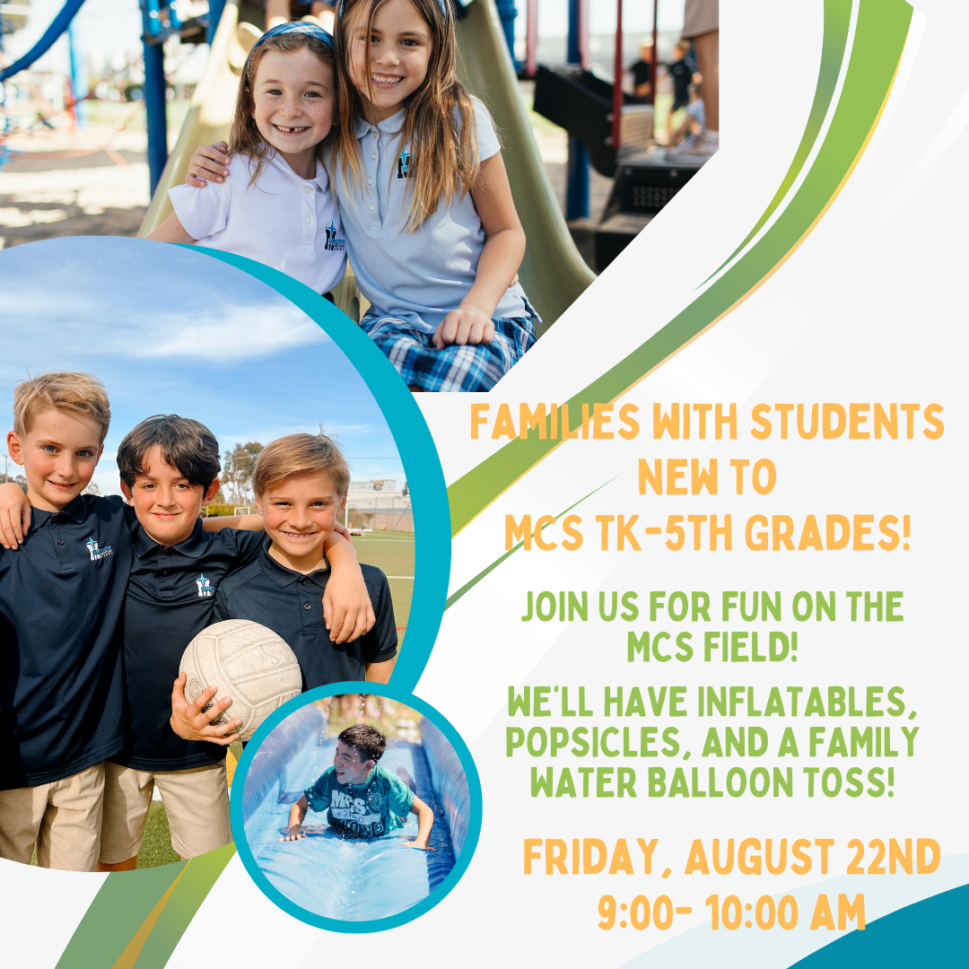 MCS New Family News | August 2025- Welcome Week Edition- RSVP Today!
