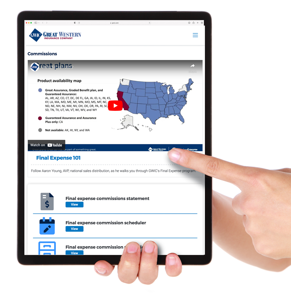 View commission details