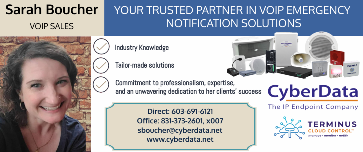 Reminder: VoIP Campus-wide Paging & Public Address Solutions from CyberData