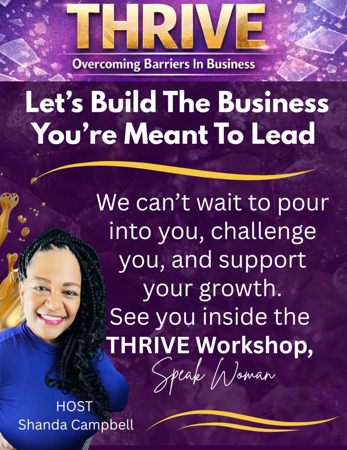 Ready To Grow Your Brand? Join Our Free THRIVE Workshop