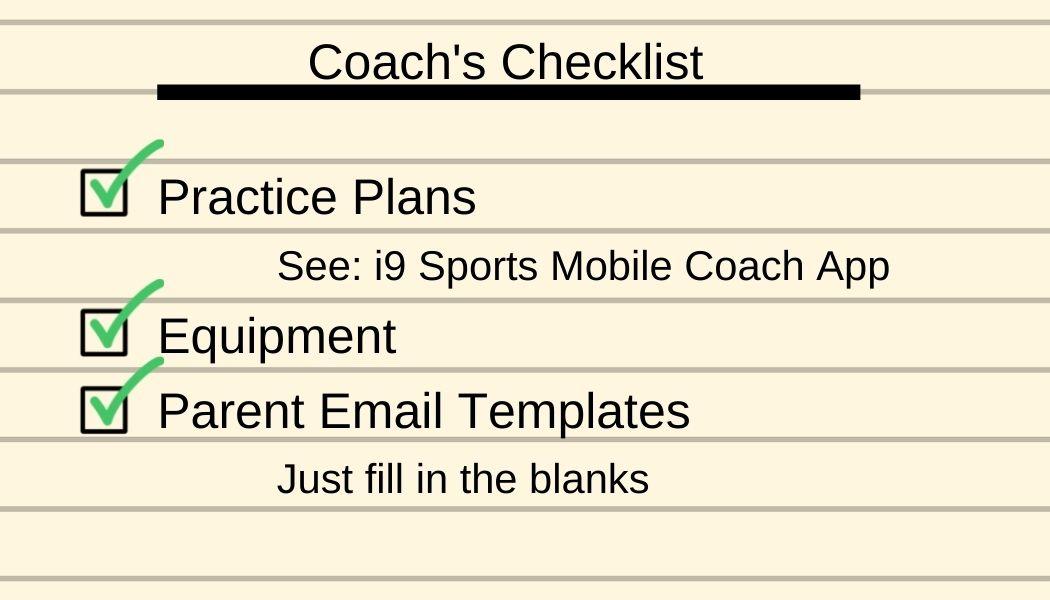 I9 Sports Fall Schedule Parent Expectations