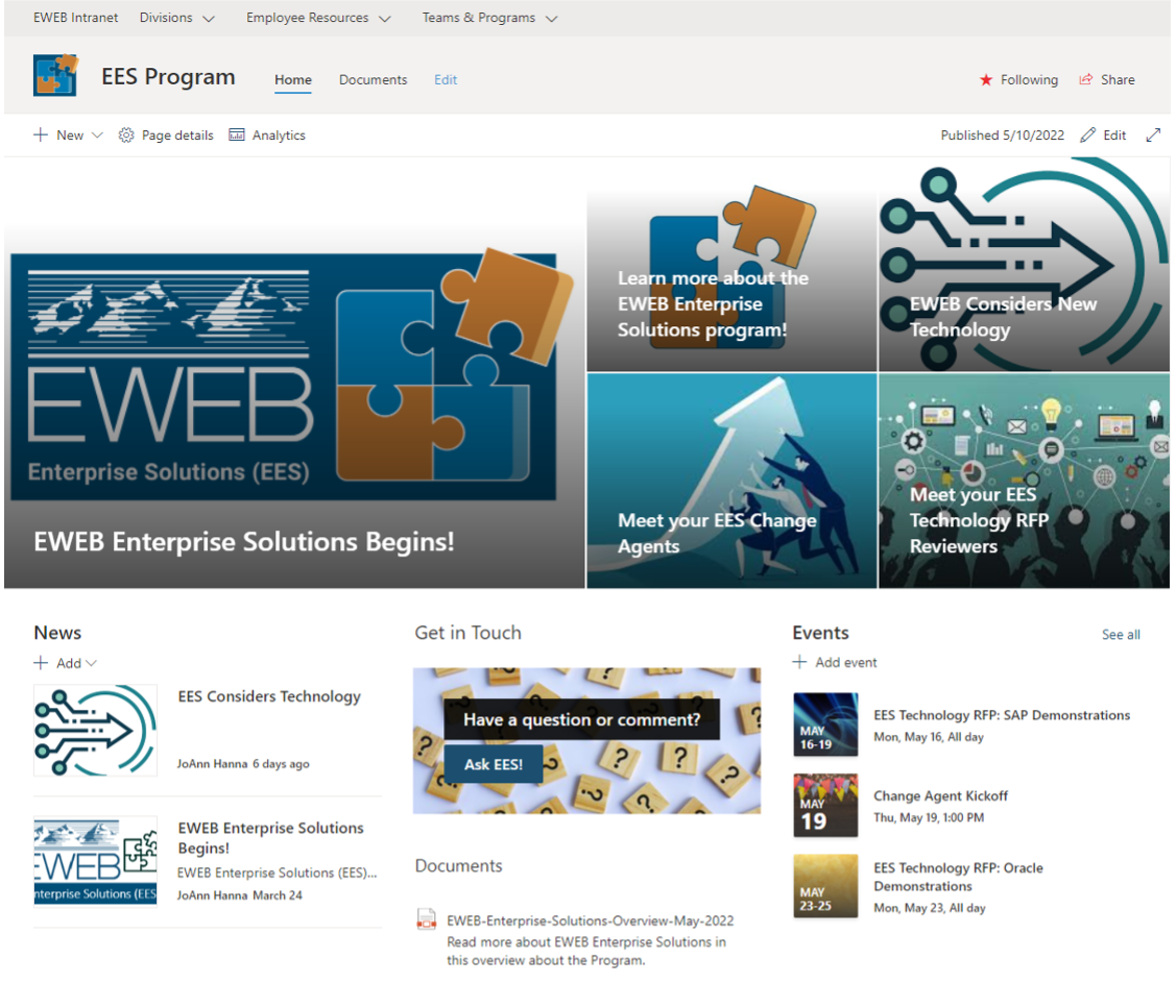 Employee News & Updates