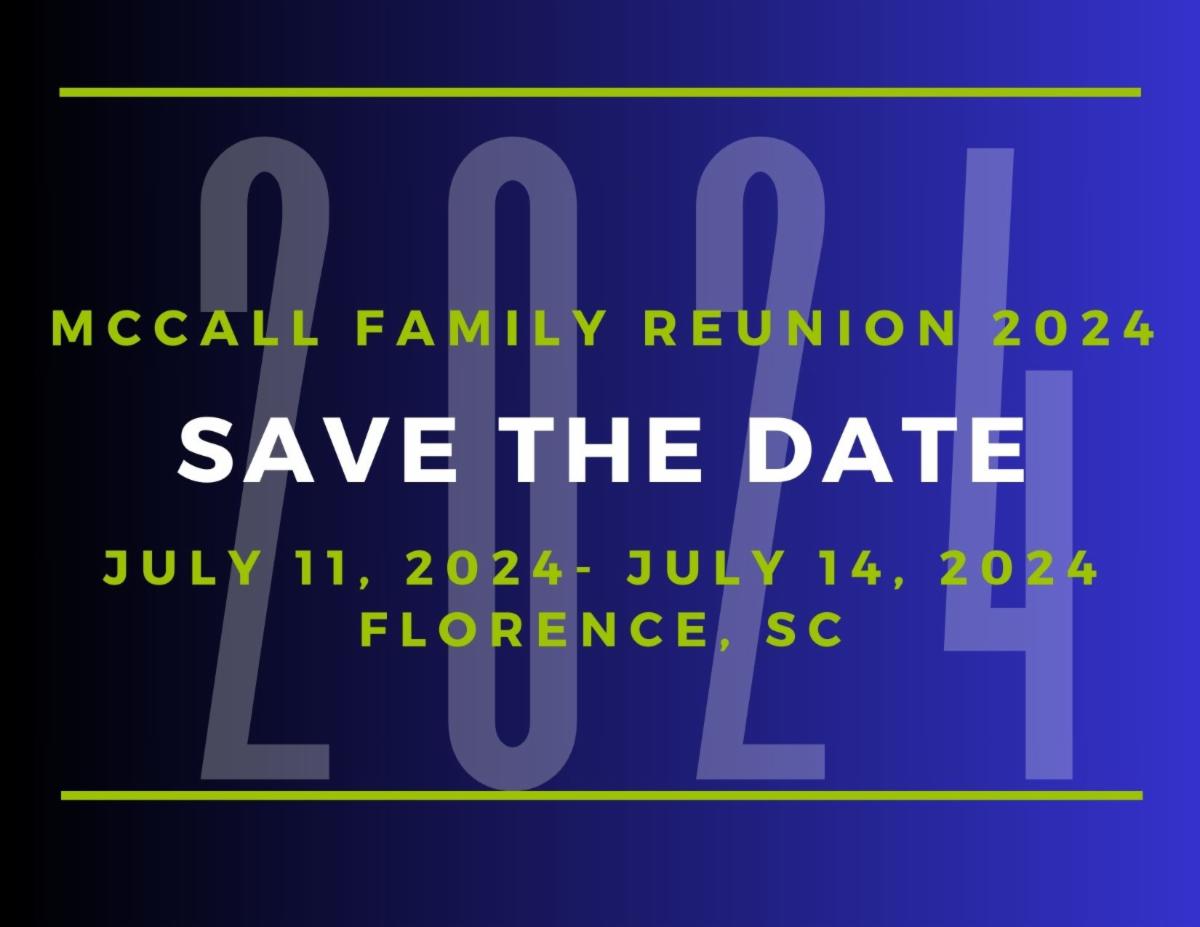 Hi, family! The McCall Family Reunion is off to a great start.