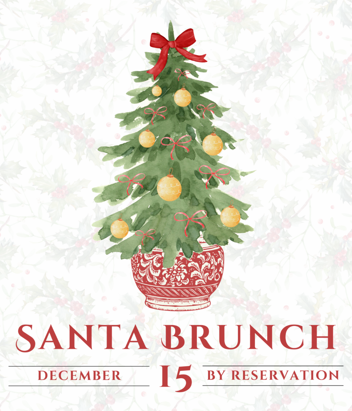Santa Brunch Reservations NOW OPEN