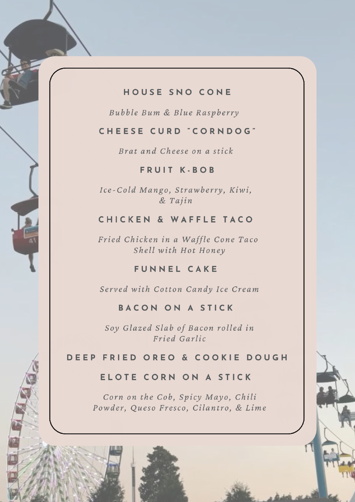 MCC Exclusive Invitation to Our Chef Dinner Series