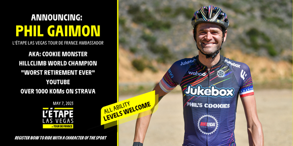 Get Ready to Ride with Cookie Monster aka Phil Gaimon at L'Étape Las ...