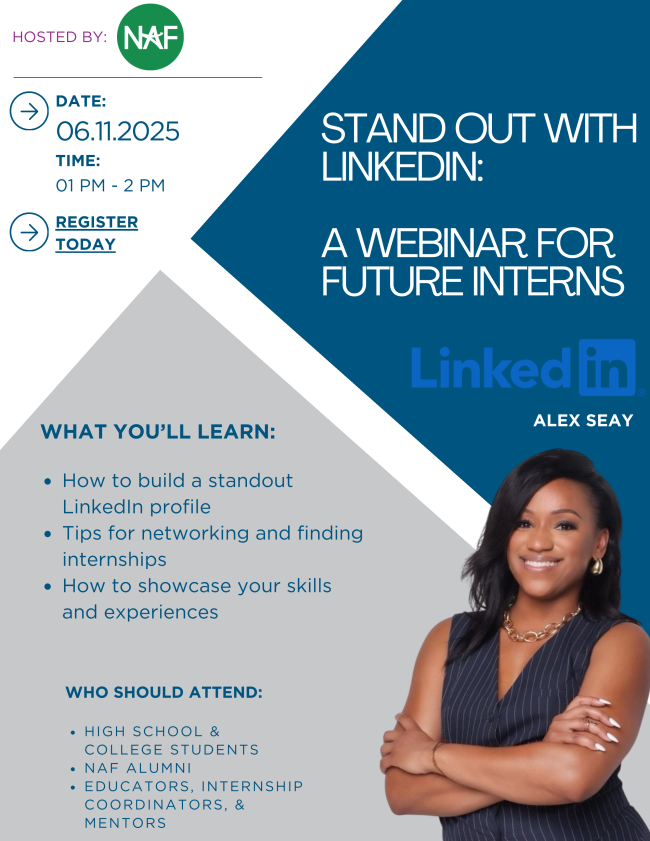 NAF Advisory Insider: 2025 Advisory Board Champion + Resources for Internships