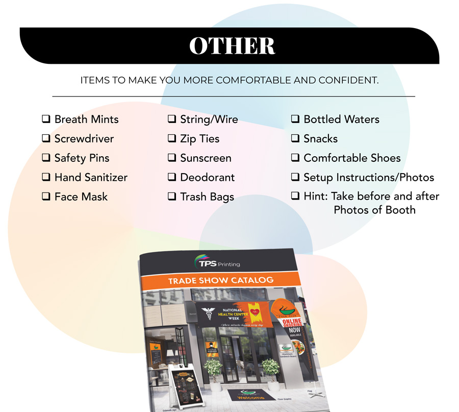 PRINT 101: The Essential Trade Show Packing List for Event Success