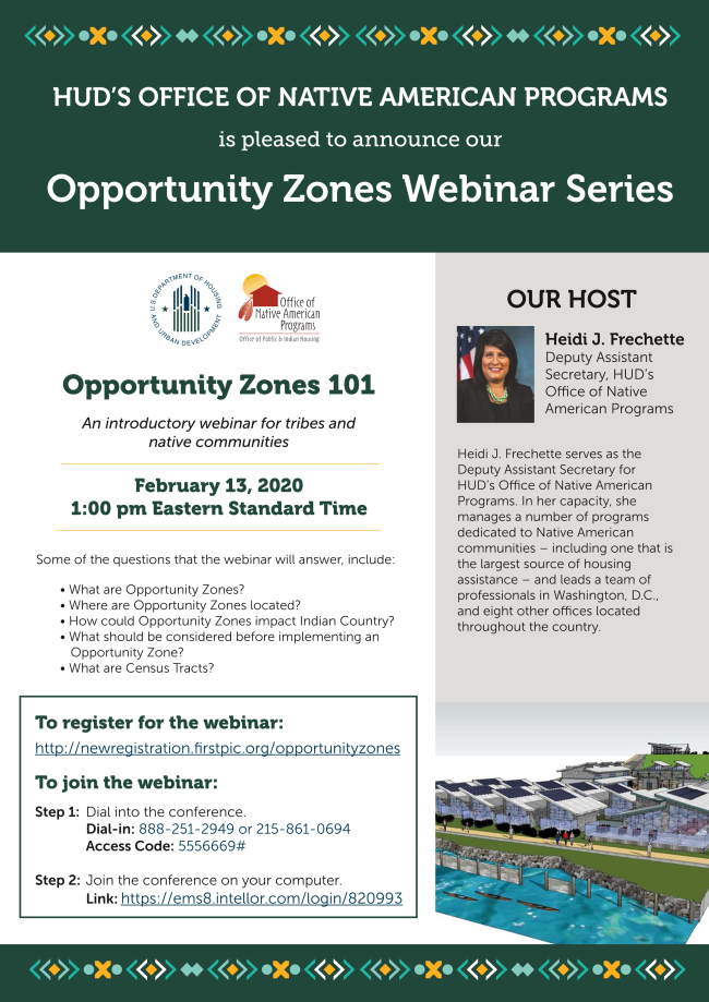 Native Housing Update: Legislative Conference, NAIHC Intern, and ONAP ...