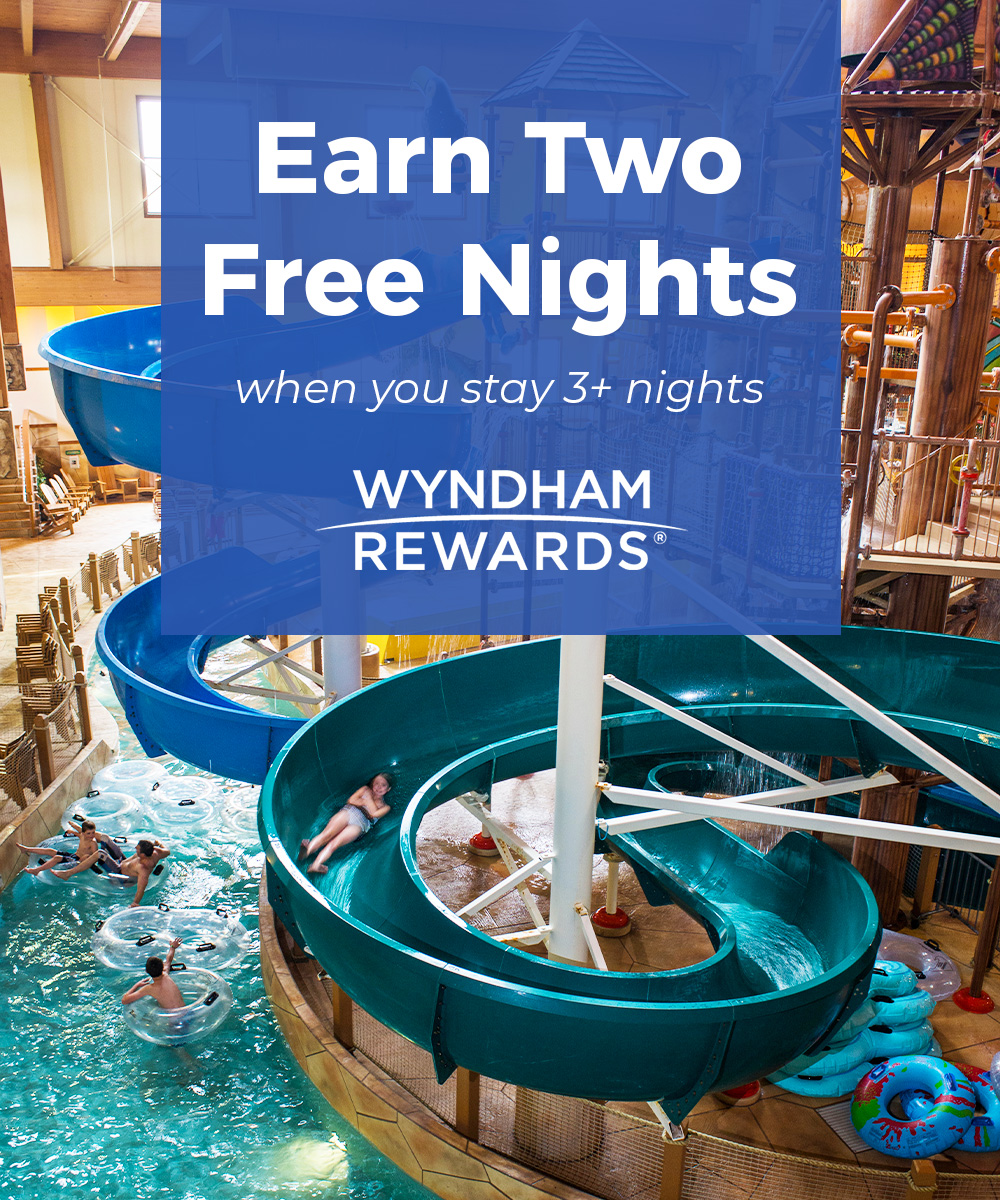 Stay 3 nights, earn 2 free!