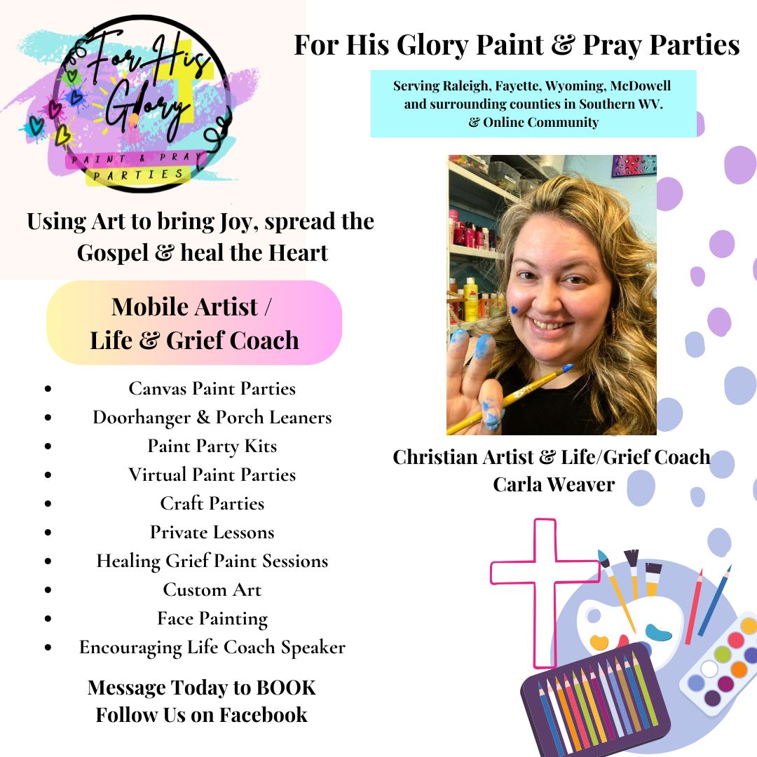 For His Glory Paint & Pray Parties