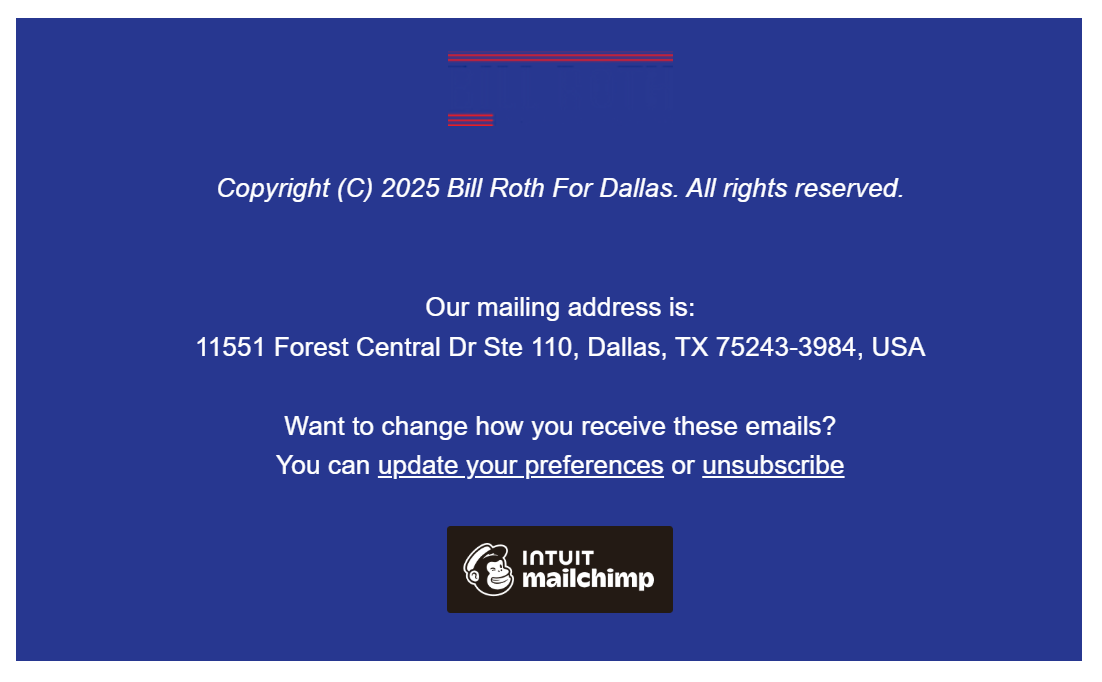 Meet Bill Roth, District 11 Candidate