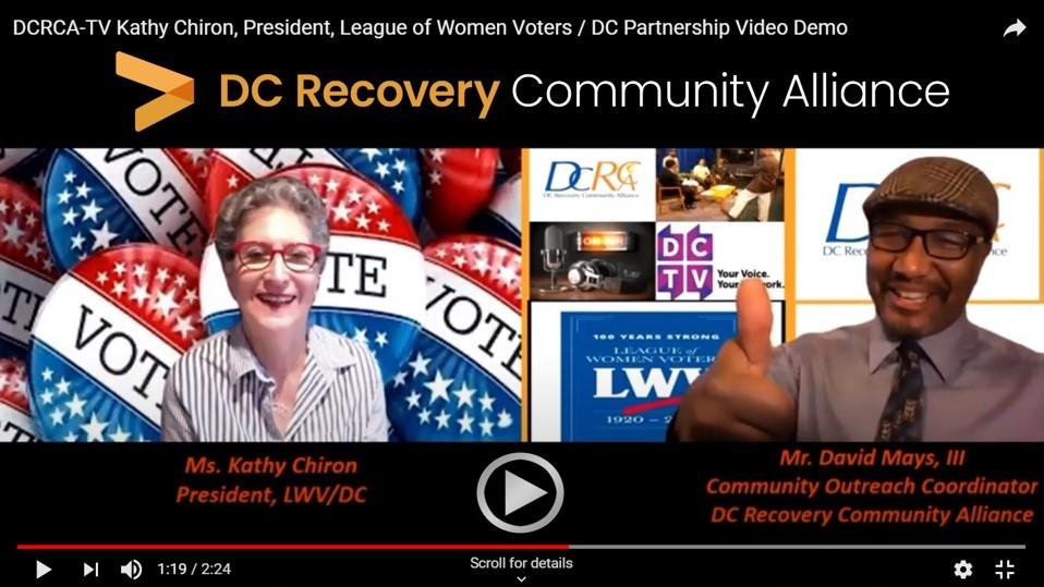 Greetings from Donna Potts & Johnny Allem - DC Recovery