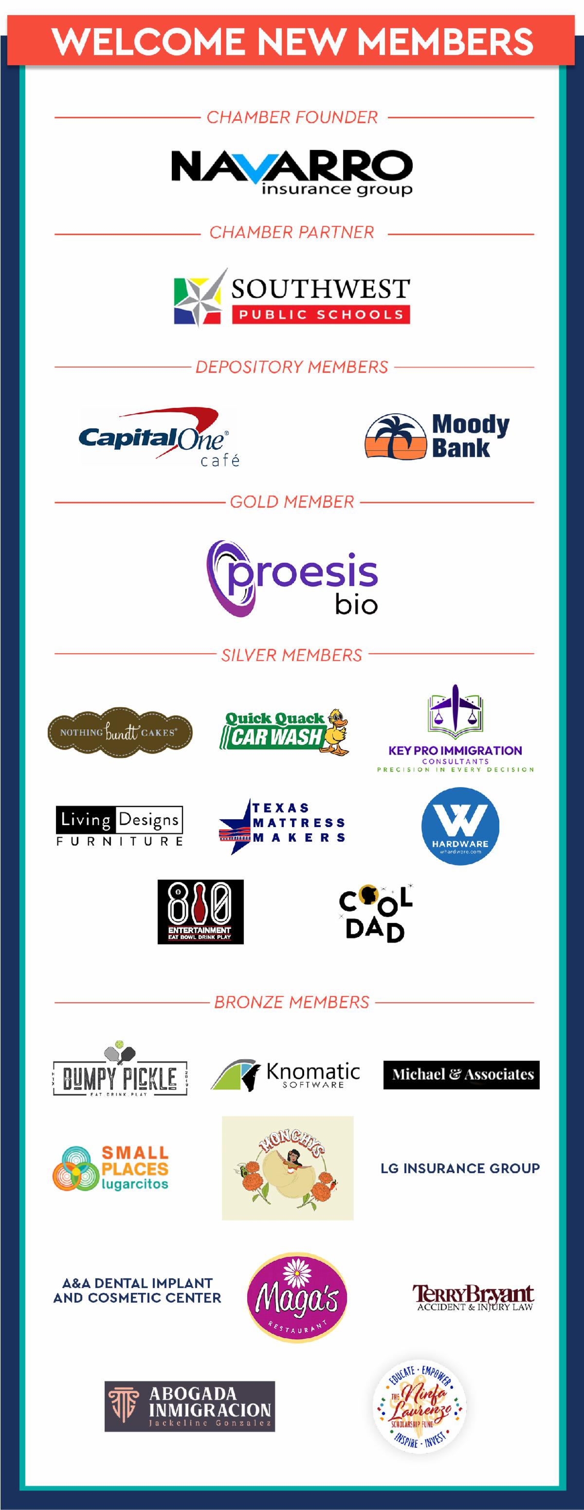 Member Milestones- Thank You New Members!