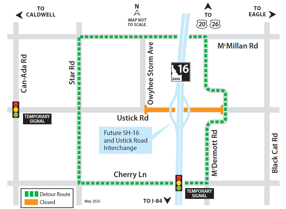 PLAN AHEAD: Ustick Road summer closure begins May 27 between Owyhee ...