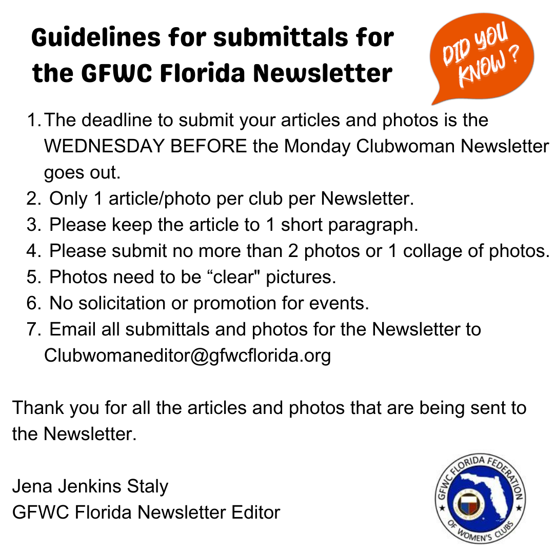 GFWC Florida Clubwoman Newsletter
