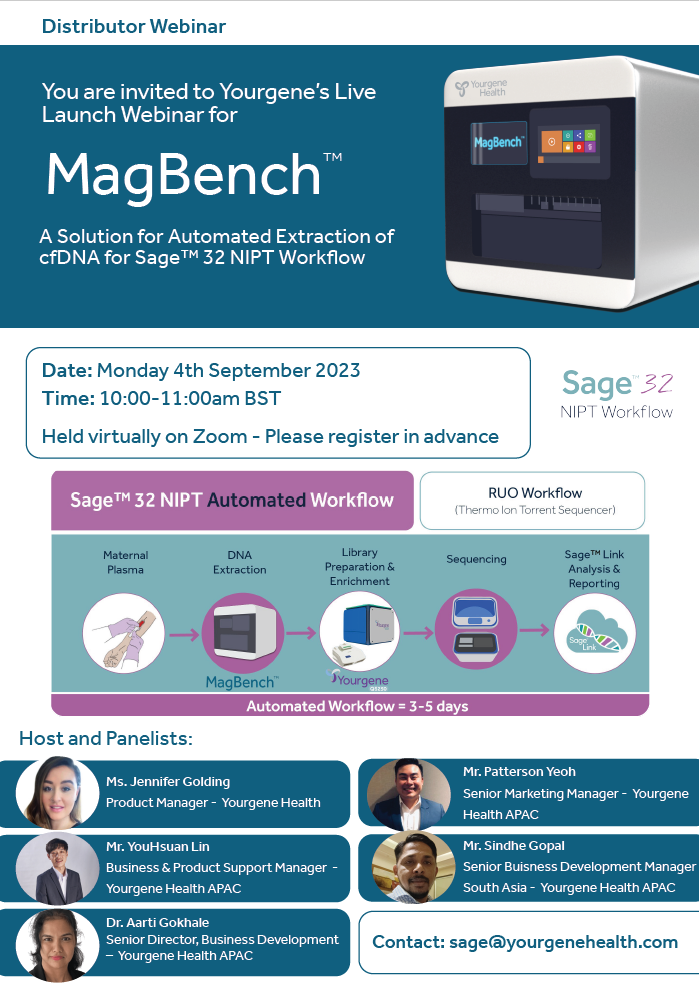 You are invited to the MagBench™ Launch Webinar for Distributors