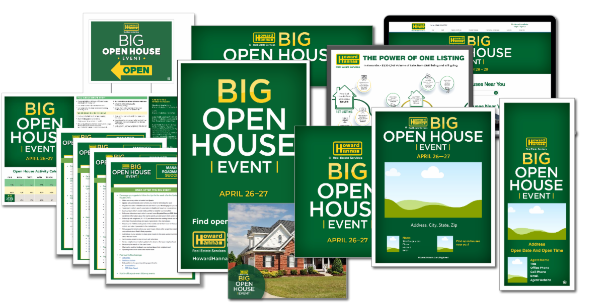 Managers: Big Open House Event Marketing Materials