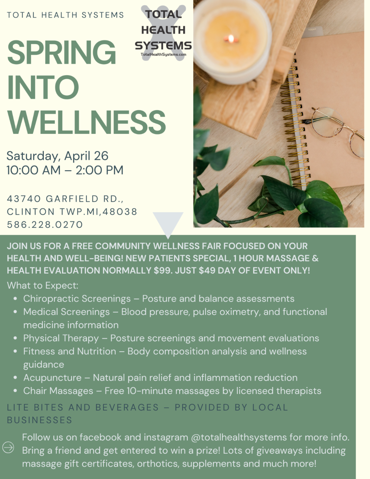 Spring Into Wellness at Total Health Systems!
