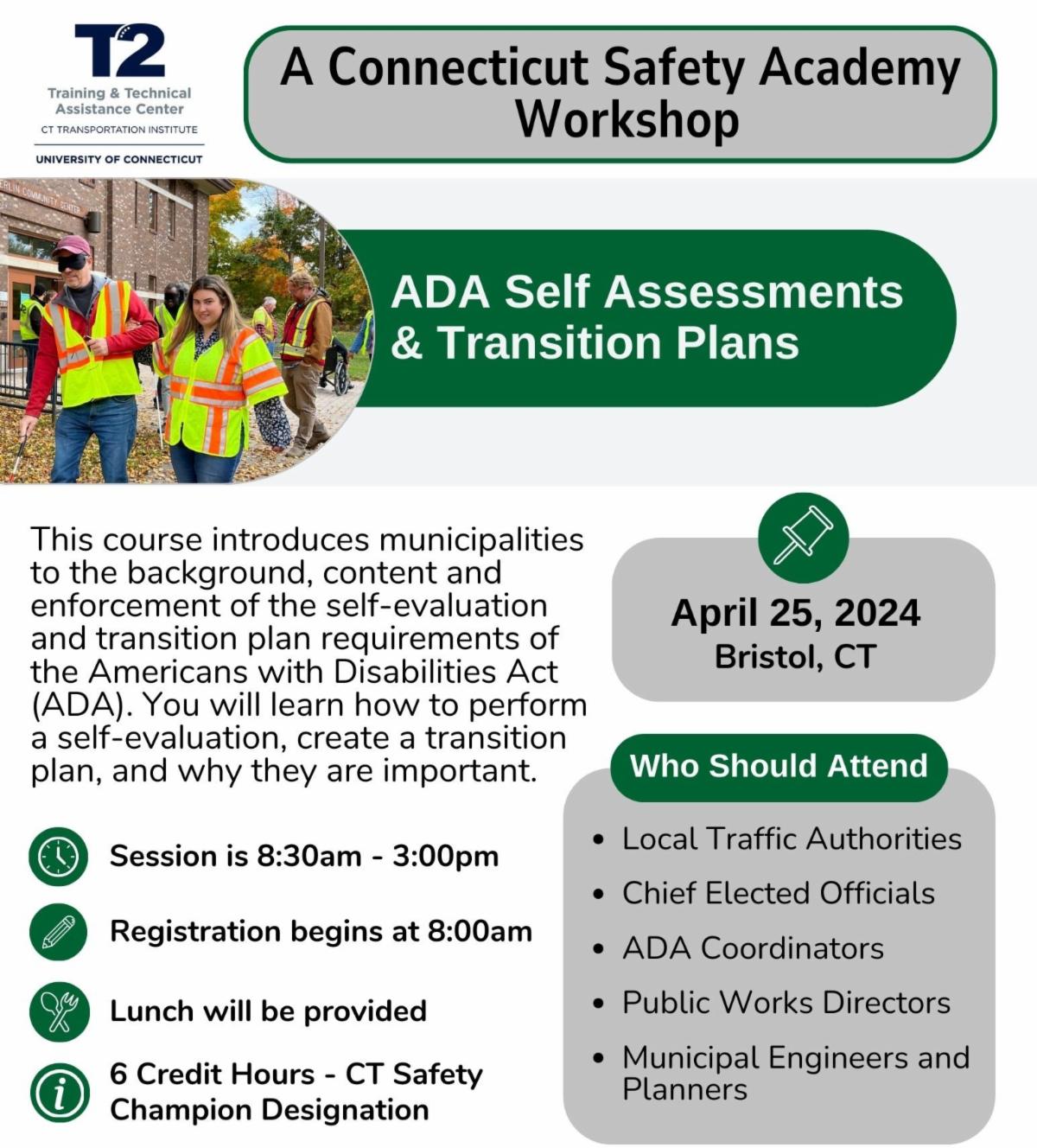 T2 TRAINING OPPORTUNITY: ADA Self Assessments & Transition Plans - A CT ...
