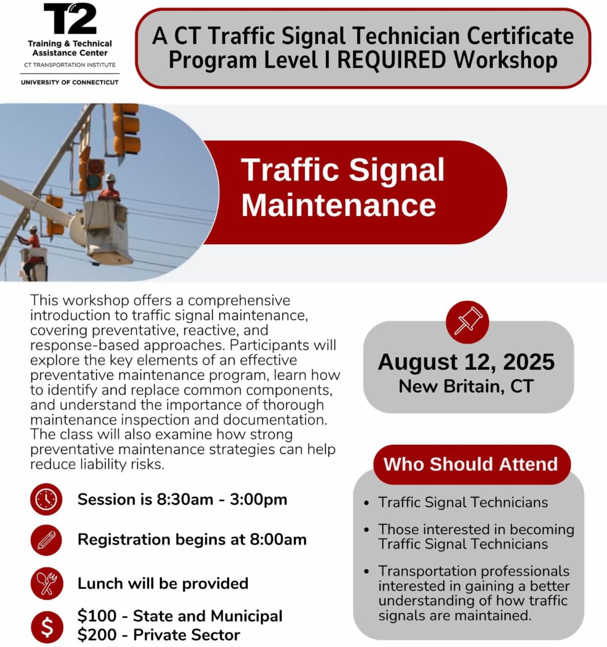 T2 TRAINING OPPORTUNITY: Traffic Signal Maintenance - A CT Traffic ...