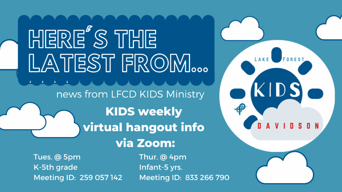 Hey there! It's your weekly LFCD-note