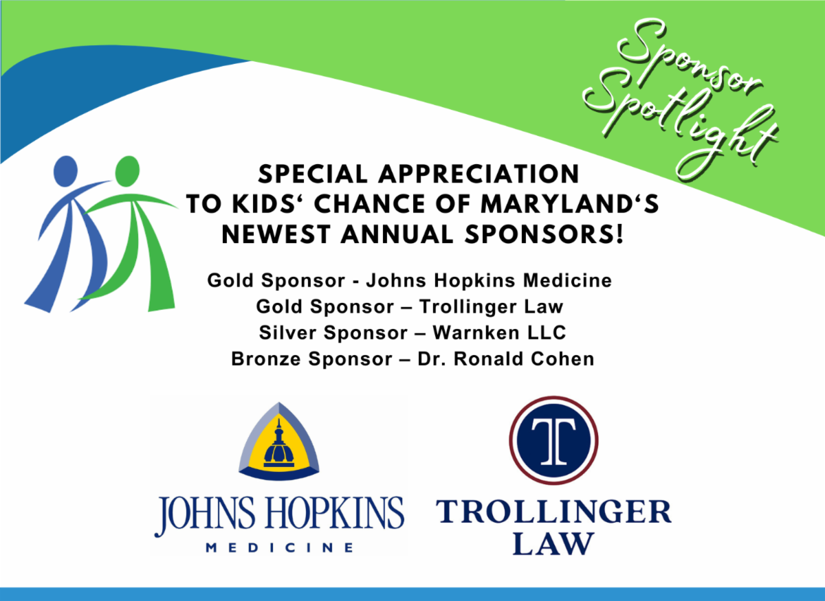 Kids’ Chance of MD News & Events -September 2023