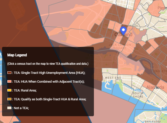 Introducing the NEW EB-5 TEA Mapping Tool